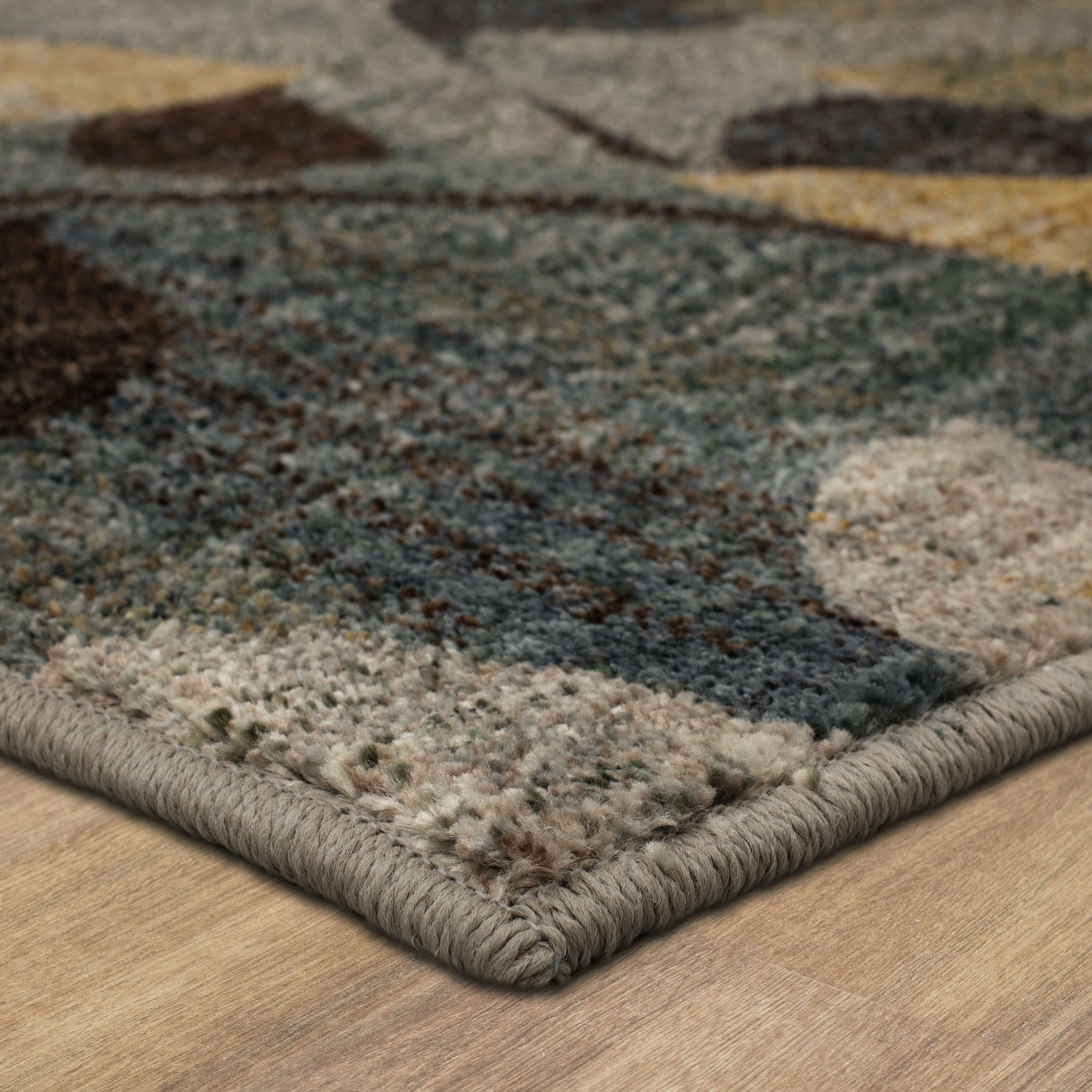 Savvy Morrell Sea Green & Brown Area Rug – Covered By Rugs