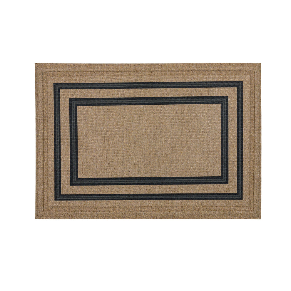 Mission Simple Borders Natural Door Mat – Covered By Rugs